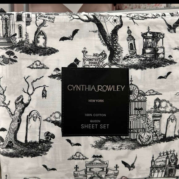 Cynthia Rowley | Bedding | Cynthia Rowley Black And White Halloween ...